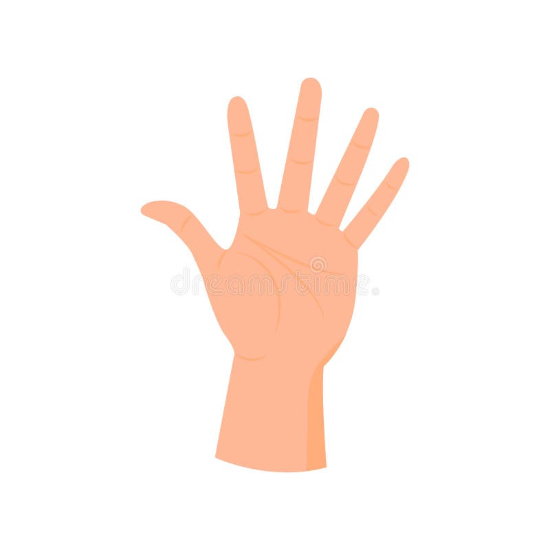 Cartoon hand icon stock vector. Illustration of decorative - 88812296