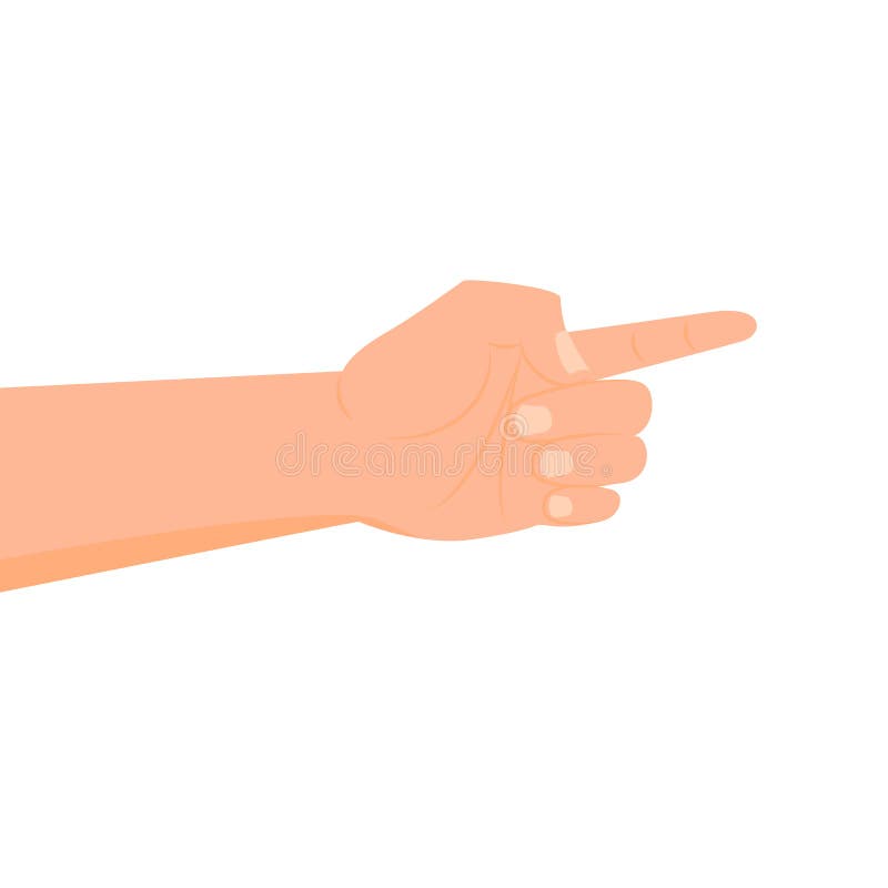 Cartoon hand icon stock vector. Illustration of graphic - 89294809