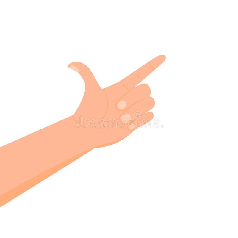 Cartoon hand icon stock vector. Illustration of clip - 89294862