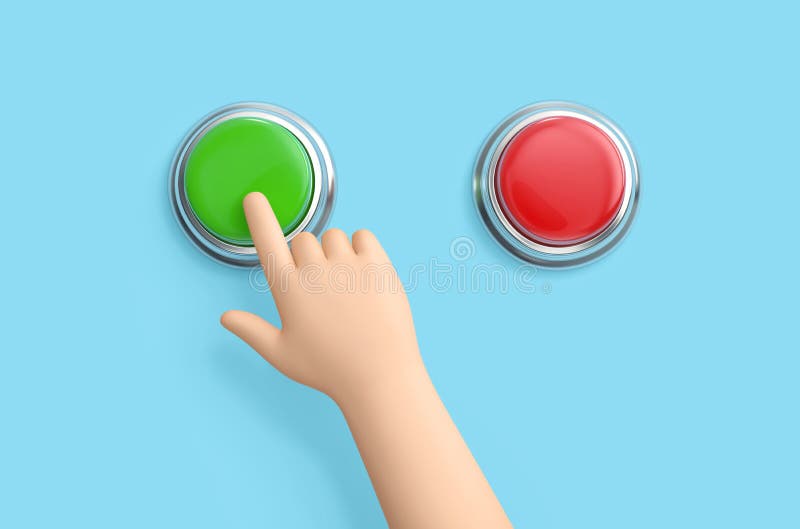 Cartoon Hand Push Button Stock Illustrations – 1,903 Cartoon Hand Push ...