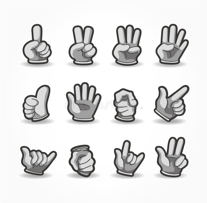 Cartoon Hand Middle Finger Stock Illustrations – 1,397 Cartoon Hand ...