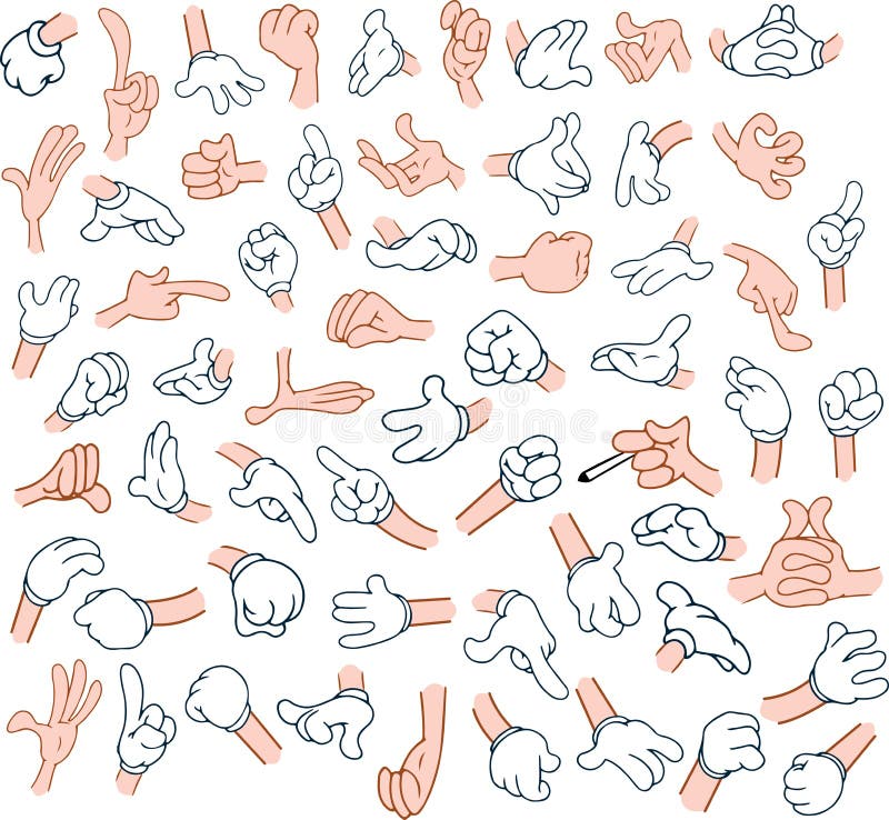 Woman Hands Pack stock vector. Illustration of invite - 40043946