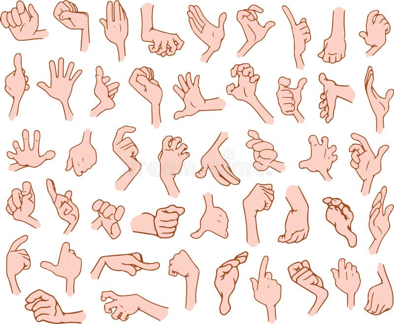 Cartoon Hands Pack 3 stock vector. Illustration of icon - 55344301 Cartoon Hands Pack 3 stock vector. Illustration of icon - 55344301
