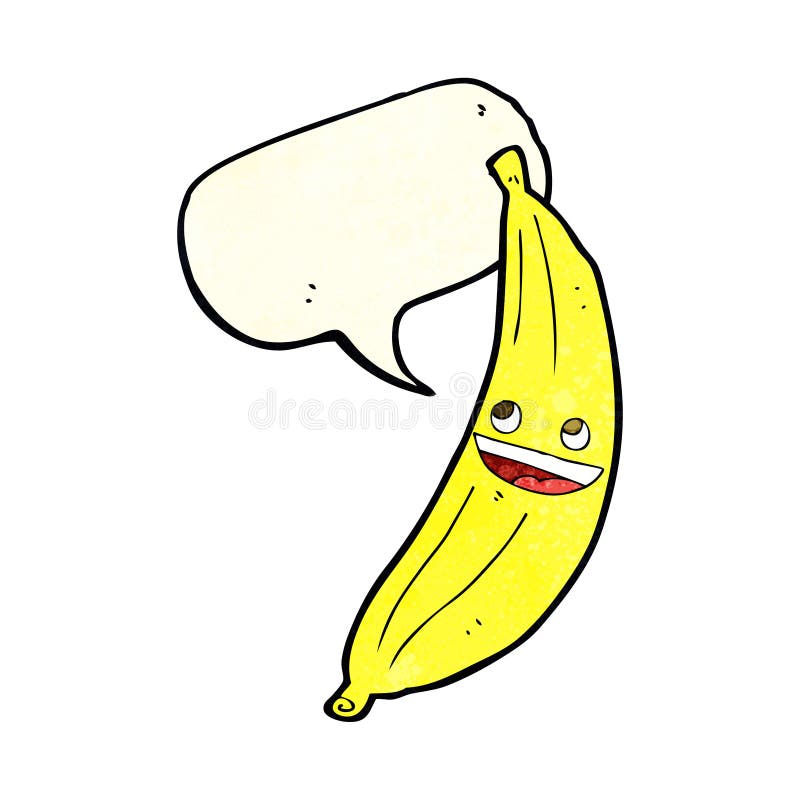 Cartoon Banana Talking Stock Illustrations – 292 Cartoon Banana Talking ...