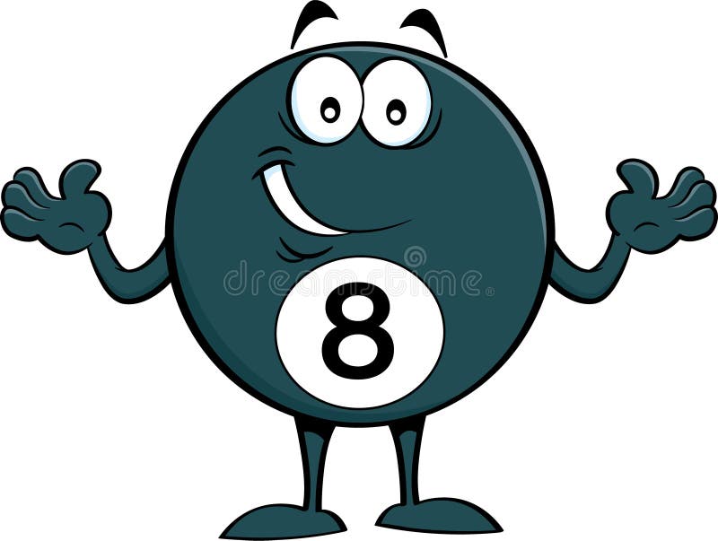 Smiling billiard ball set stock vector. Illustration of gesture - 29983756