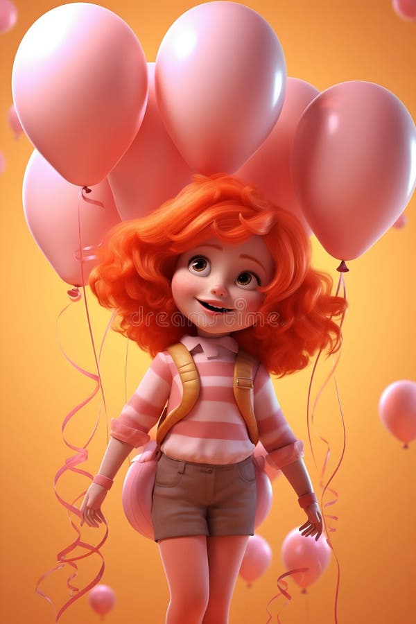 Red Hair Girl Freckles Cartoon Stock Illustrations 263 Red Hair Girl
