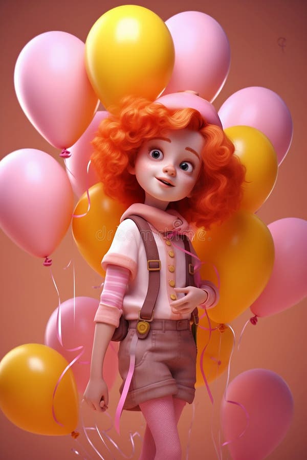 Red Hair Girl Freckles Cartoon Stock Illustrations 263 Red Hair Girl