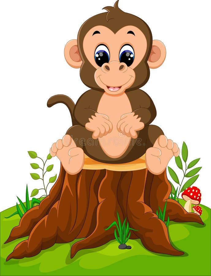 Cartoon Monkey Tree Stock Illustrations – 4,539 Cartoon Monkey Tree ...