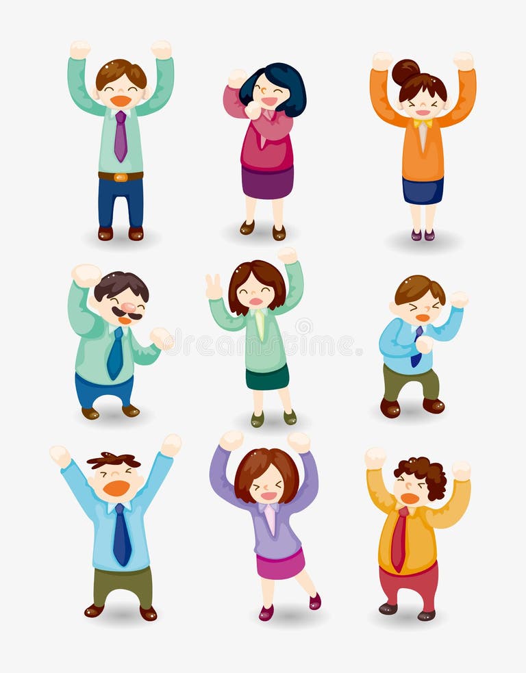 Happy Cartoon Workers Stock Illustrations – 9,205 Happy Cartoon Workers ...