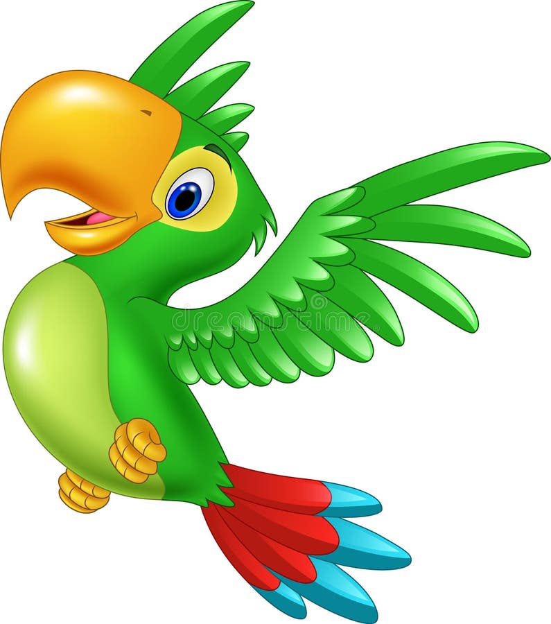 Parrot Flying Clipart