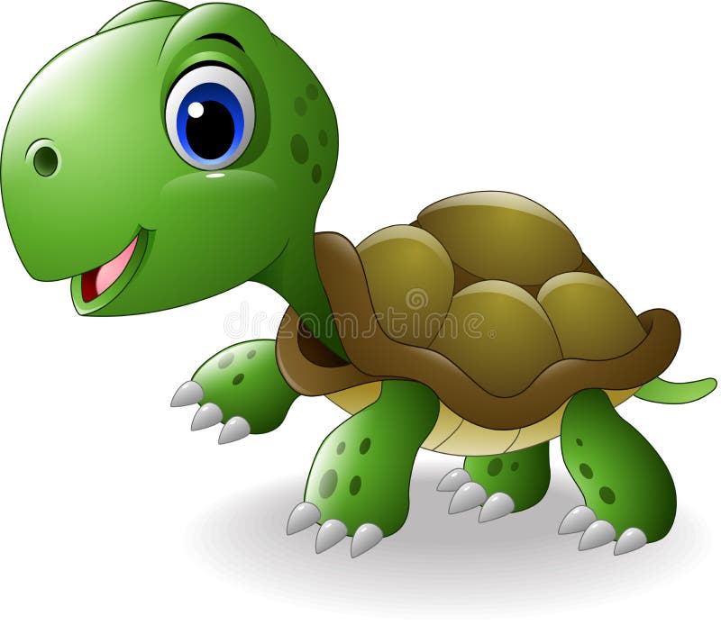 Cartoon happy turtle stock vector. Illustration of animal - 78542112