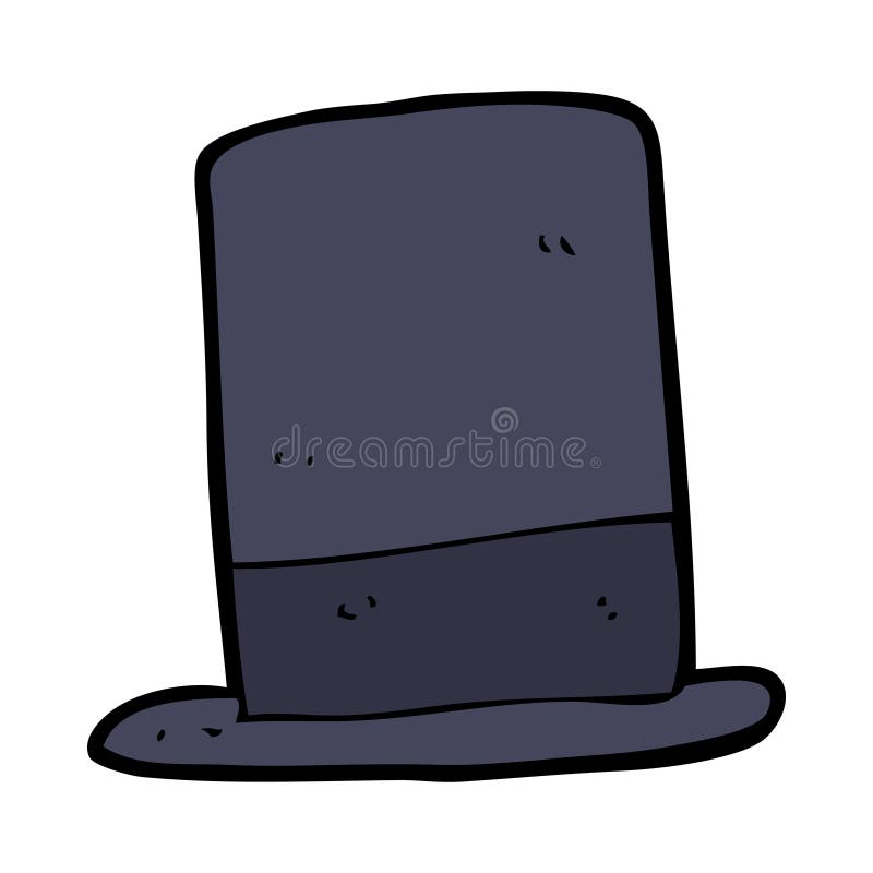 Old Vintage Crumpled Beggar Hat Stock Illustration - Illustration of ...