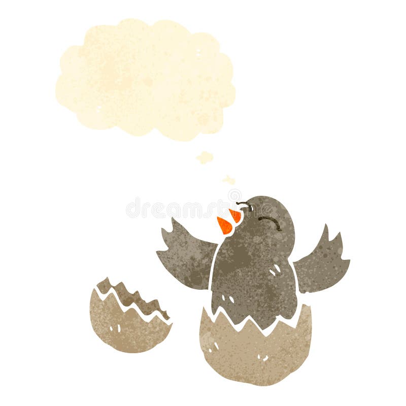 Cartoon hatching bird stock vector. Illustration of artwork - 37574710