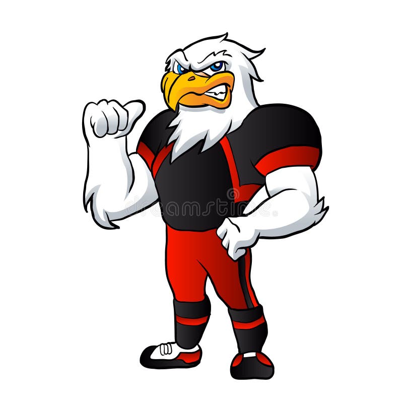 Muscle Rooster Holding the Barbell Stock Vector - Illustration of ...