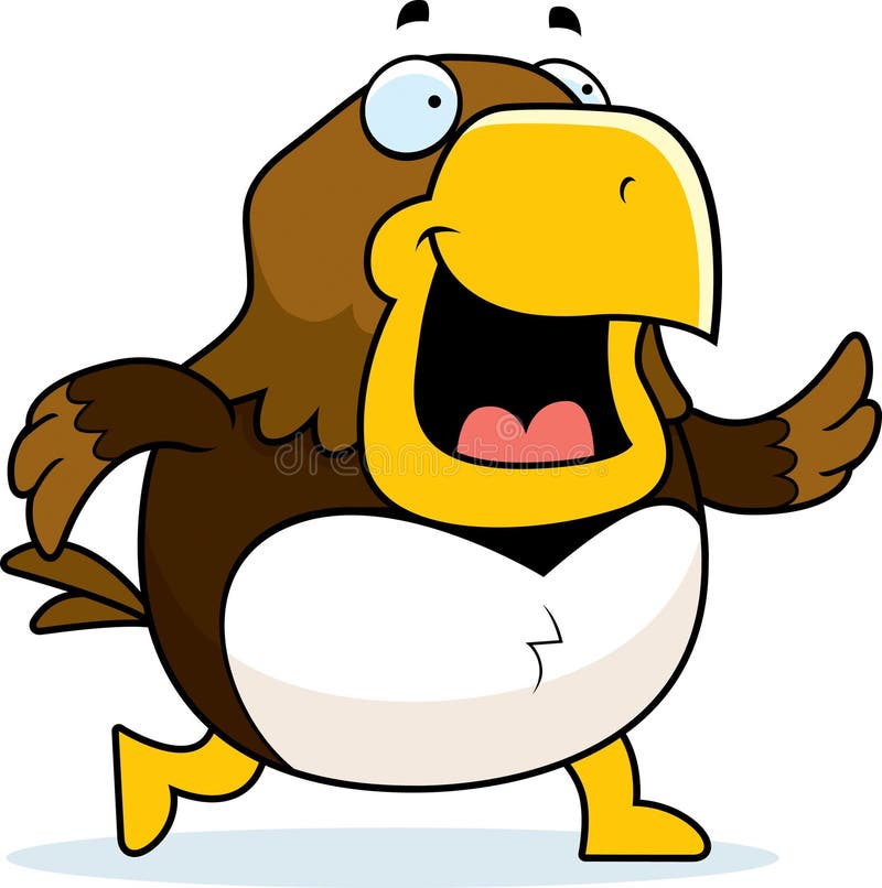 Cartoon Hawk Panic stock vector. Illustration of vector - 41818179