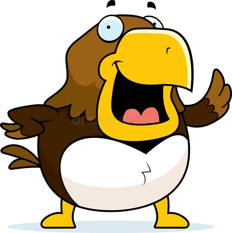 Cartoon Hawk Panic stock vector. Illustration of vector - 41818179