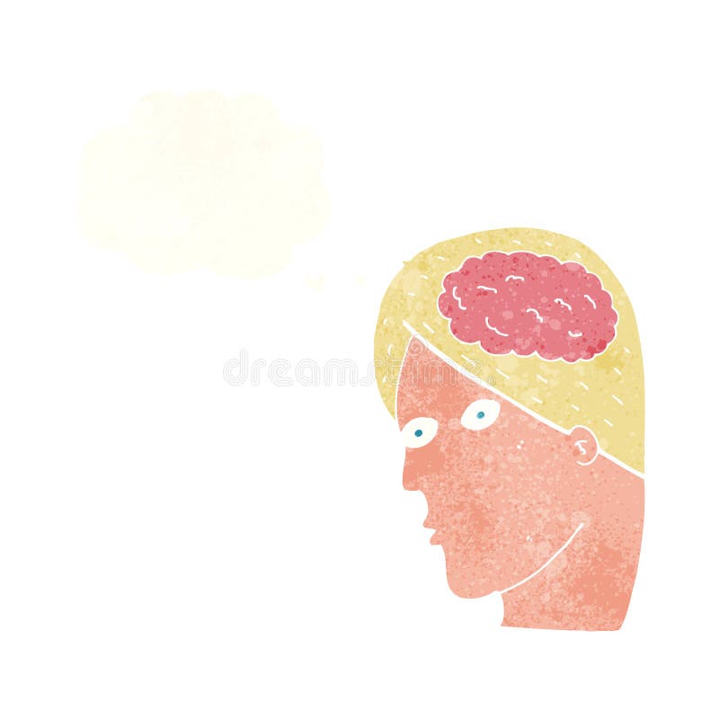 Cartoon Head Brain Symbol Thought Bubble Stock Illustrations – 124 ...