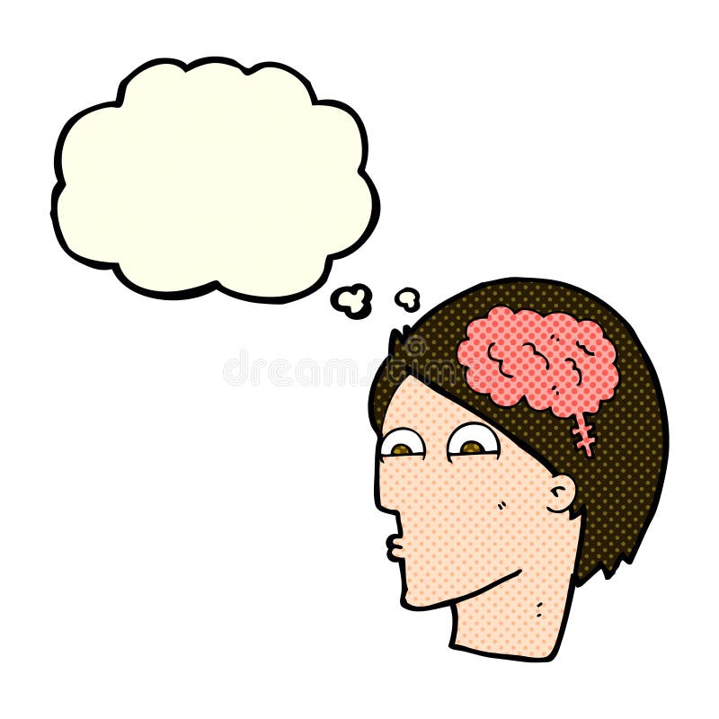 Cartoon Head Brain Symbol Thought Bubble Stock Illustrations – 124 ...