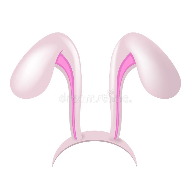 Icon of Mask with Rabbit Shape Ears Stock Image - Illustration of ...