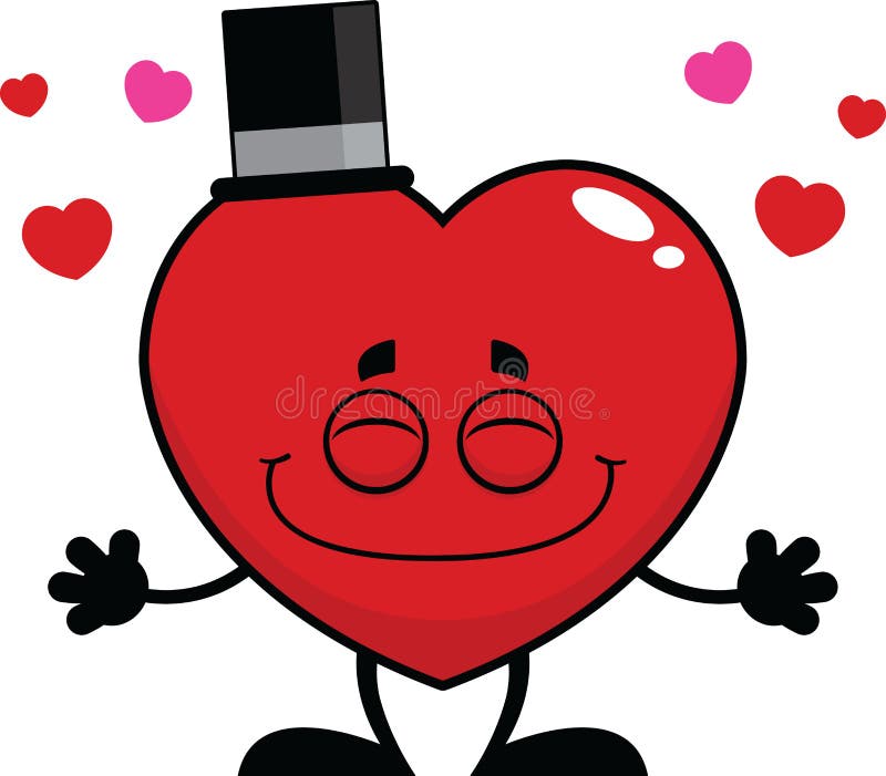 Cartoon Heart Monitor Happy Stock Vector - Illustration of heart ...