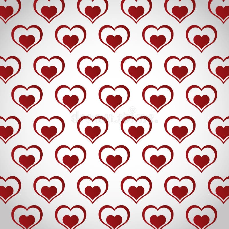 Cartoon heart love image stock illustration. Illustration of pattern ...