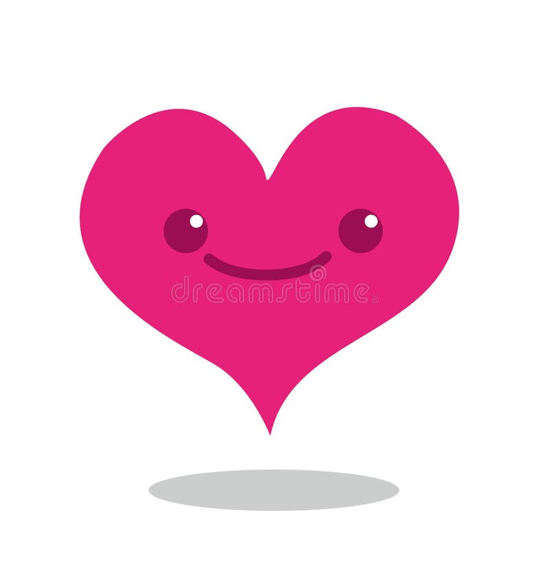 Cartoon Heart Vector Illustration Stock Vector - Illustration of symbol ...