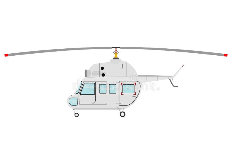 Cartoon helicopter. stock vector. Illustration of aircraft - 113740115