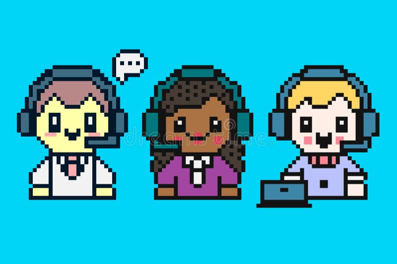 Cartoon Help Center Operator. Technical Support Illustration Stock ...