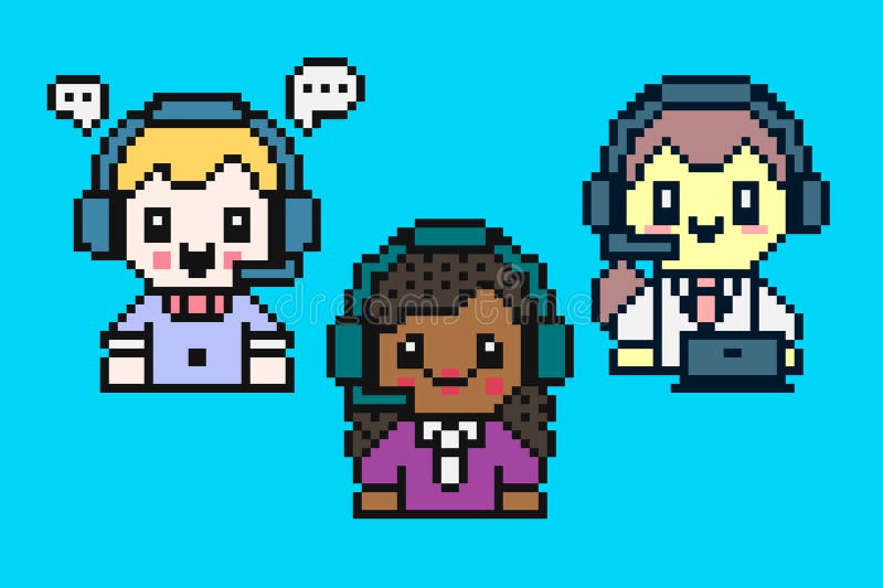 Cartoon Help Center Operator. Technical Support Illustration Stock ...