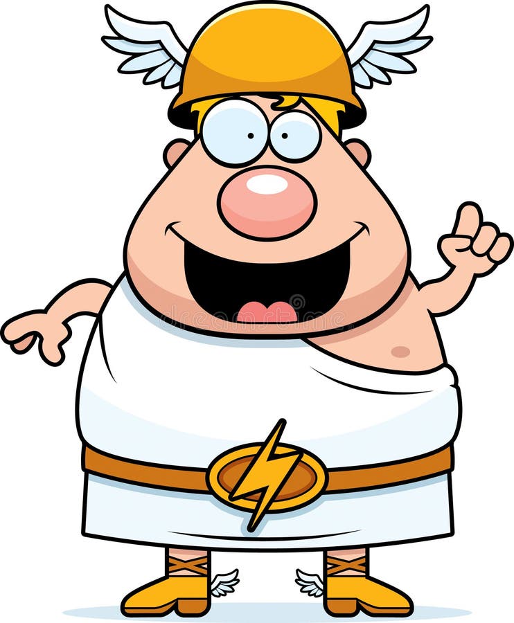 Cartoon Hermes Idea stock vector. Illustration of hermes - 51445325