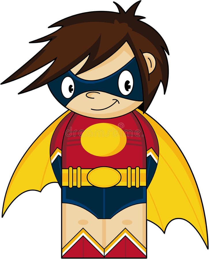 Cartoon Heroic Superhero stock vector. Illustration of comicbooks ...