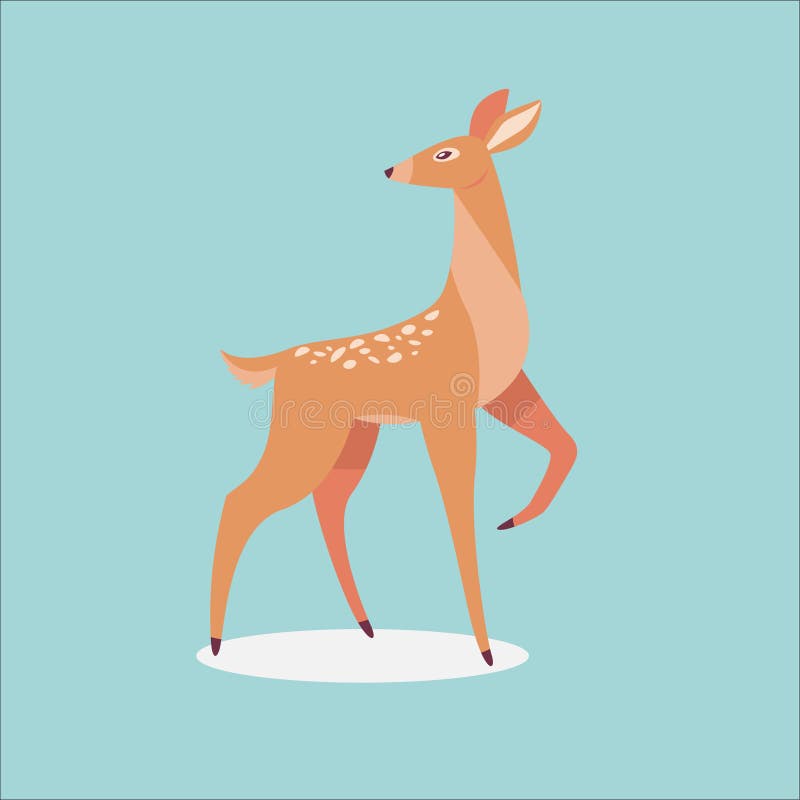 Cartoon-Hirsch-Vektor vektor abbildung. Illustration von hupe - 218766630