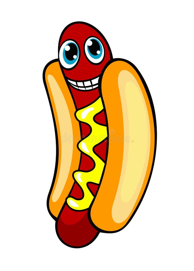 Cartoon hotdog stock vector. Illustration of culinary - 27560037 Cartoon hotdog stock vector. Illustration of culinary - 27560037