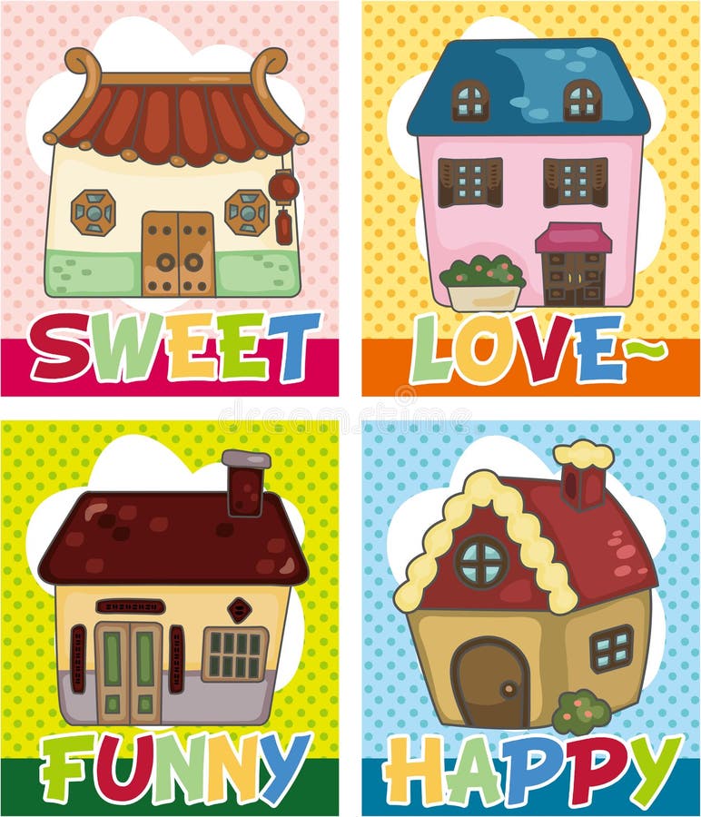 130+ Cartoon house card Free Stock Photos - StockFreeImages