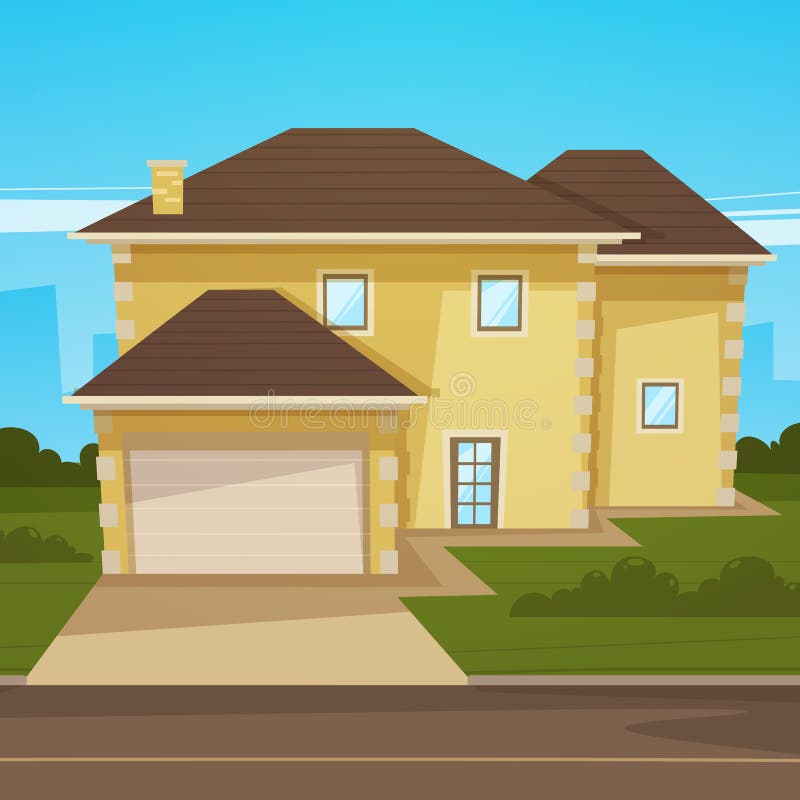 Cartoon House stock vector. Illustration of building - 45787530