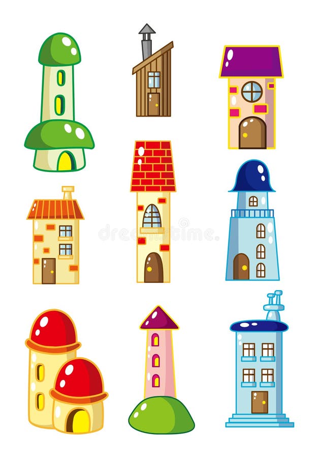 Cartoon House icon stock vector. Illustration of digital - 17261813