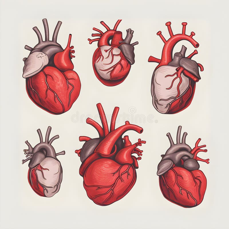 Cartoon Human Heart, Cartoon Organs, Heart Cartoon, 3d Illustration ...