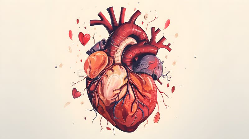 Cartoon Human Heart, Cartoon Organs, Heart Cartoon, 3d Illustration ...