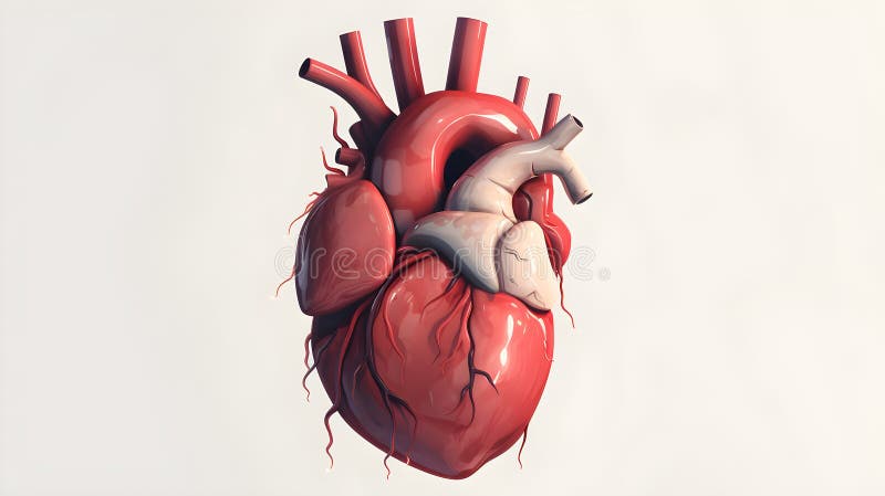 Cartoon Human Heart, Cartoon Organs, Heart Cartoon, 3d Illustration ...