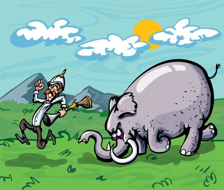 Elephant Run Stock Illustrations – 744 Elephant Run Stock Illustrations ...