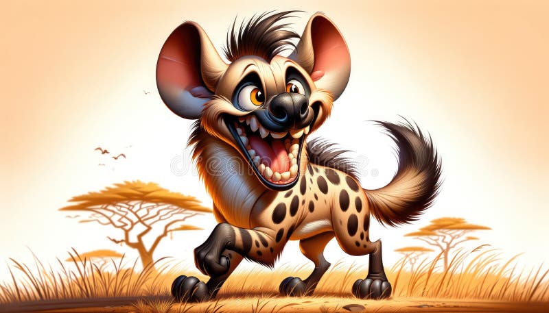 Cartoon Hyena