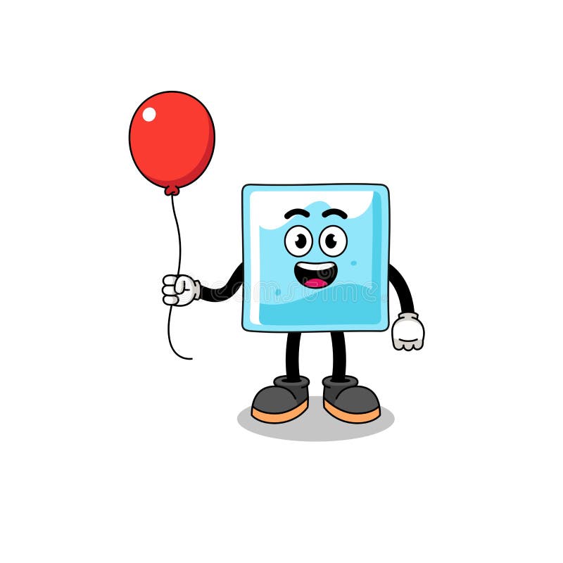 Cartoon Block Ice Character Stock Illustrations – 243 Cartoon Block Ice ...