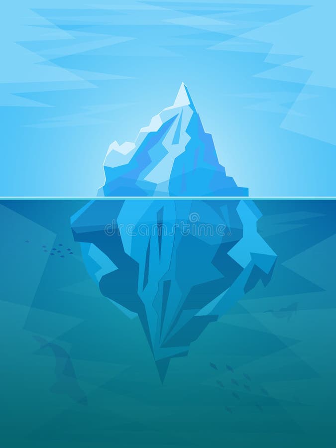 Cartoon Iceberg. Vector stock vector. Illustration of abstract - 83920753