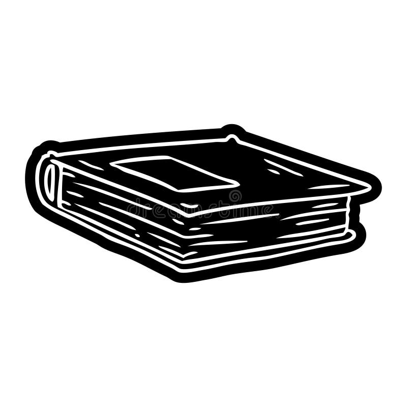 Cartoon Icon Drawing of a Red Journal Stock Vector - Illustration of ...