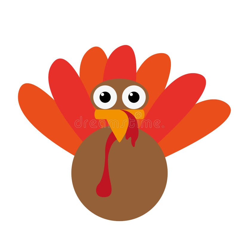 Cartoon icon of a turkey stock vector. Illustration of meat - 166236229