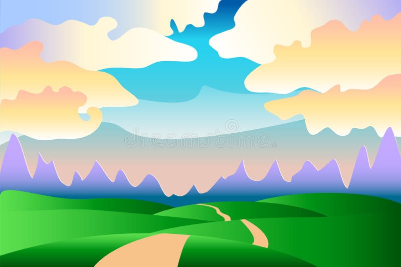 Far Away Cartoon Stock Illustrations – 300 Far Away Cartoon Stock ...