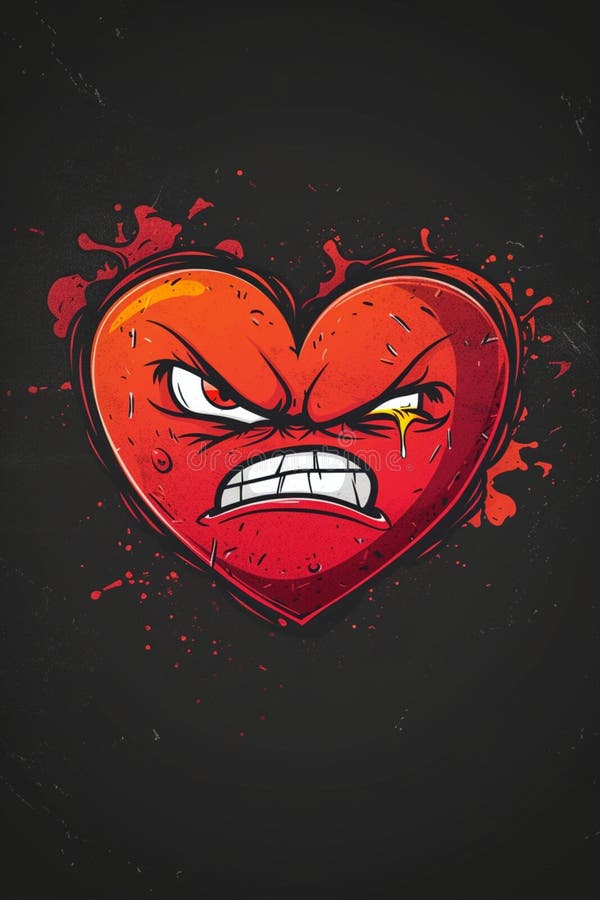 Angry Heart Stock Illustrations – 11,619 Angry Heart Stock ...