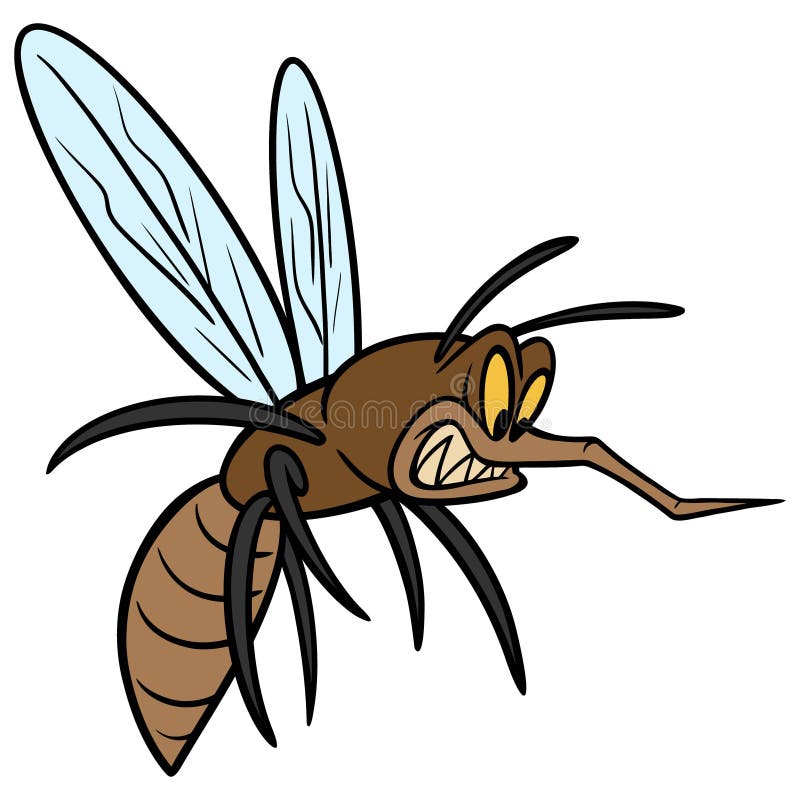 Angry Mosquito Stock Illustrations – 296 Angry Mosquito Stock ...