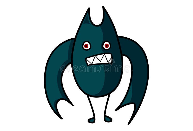 Cartoon Illustration of Bat Stock Vector - Illustration of drawing ...