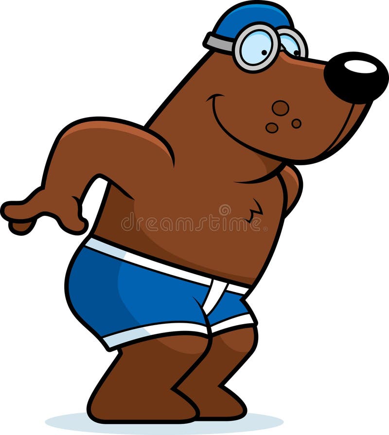 Cartoon Bear Scared stock vector. Illustration of cartoon - 51088612